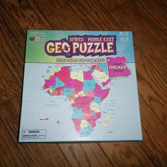 GEO Toys | Toys | Africa Middle East Geo Puzzle 5 Pieces Shaped Like ...